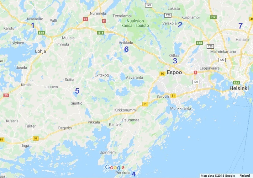 Area map – European Trail Orienteering Championships 2022, Finland